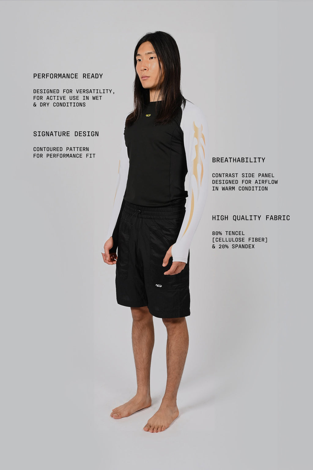 LS Axolotl Rash Shirt - Tribal – Haydenshapes